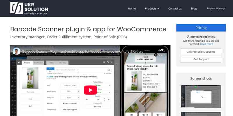Barcode Scanner with Inventory & Order Manager - (business) - Pluginizer